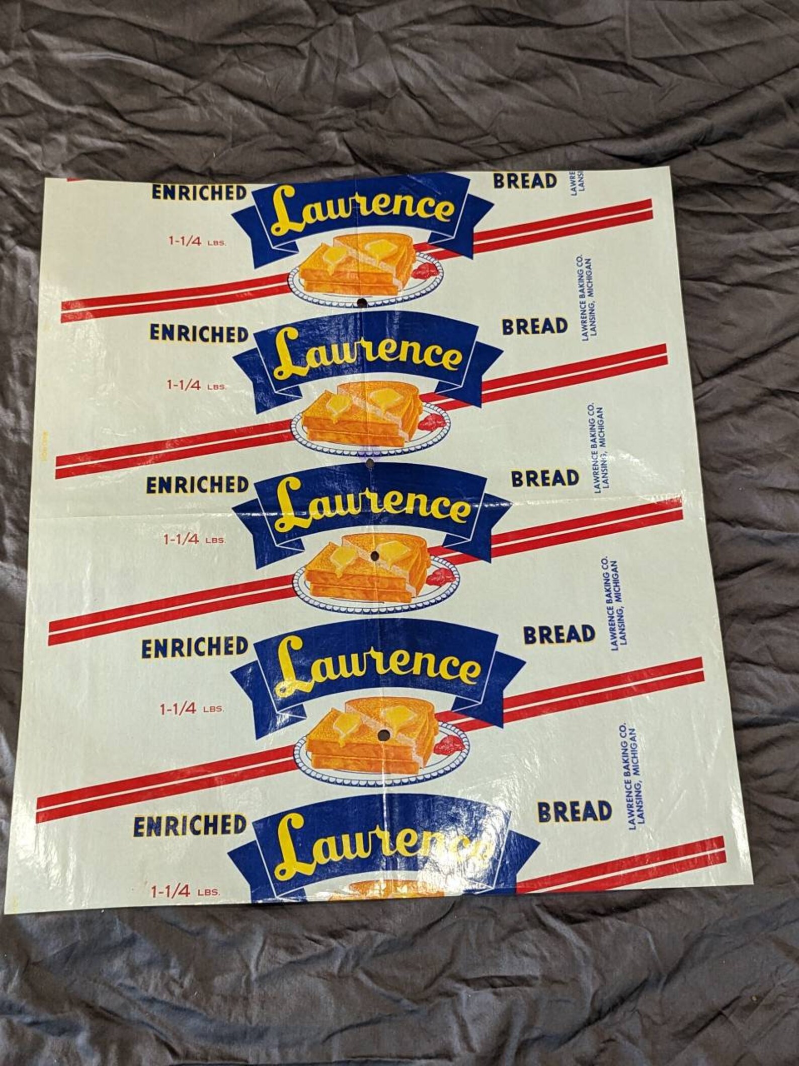 1940's-60's Vintage Bread Wrappers- Display Loaf - Bakery - Old ...