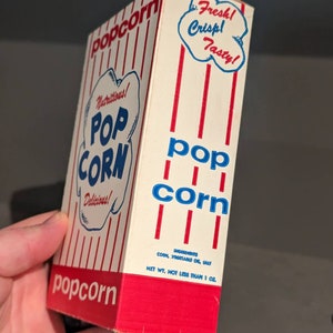 1960s Pop Corn Box- Old - Original Theatre Box - Etsy