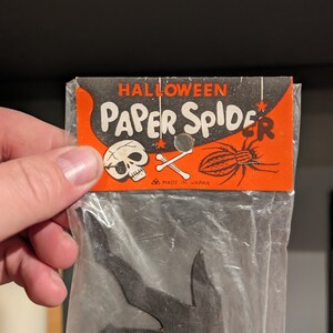 Old & 1960's Original Tissue Paper - Hanging Spider - Vintage Party and ...