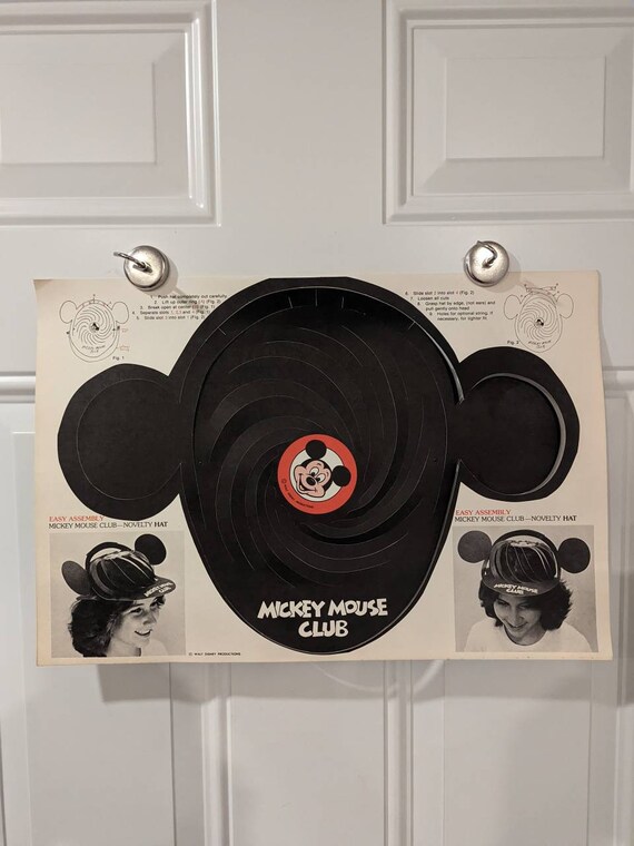 Original 1980s Walt Disney Productions Novelty Paper Hat - Etsy