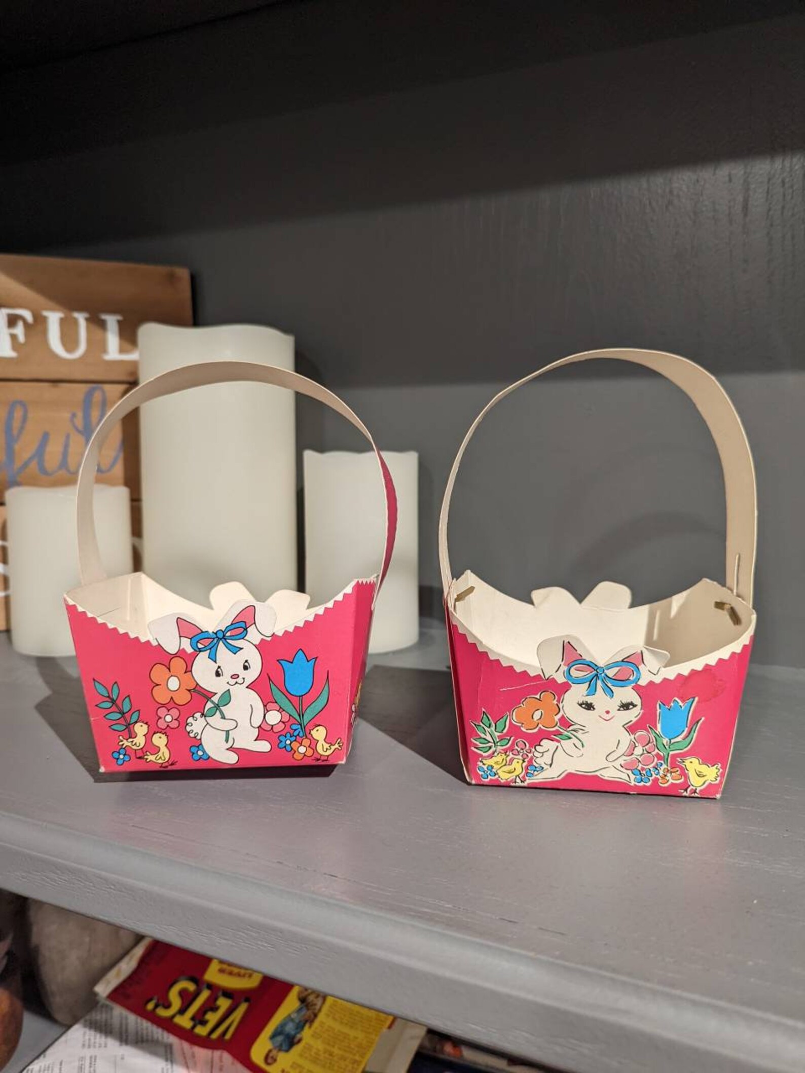 1980's/90's Russell Stover Candy Easter Treats Easter Baskets Display ...