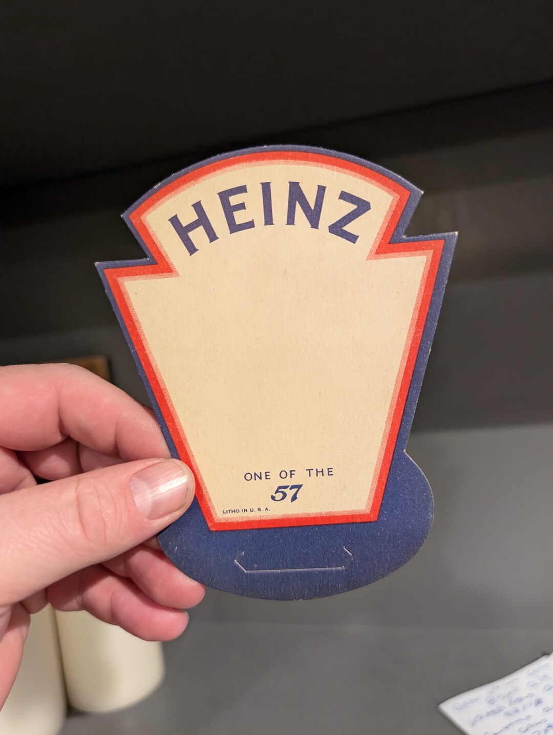 Heinz 57 Sauce Price Grocery Store Price Sign Old & Original Display ...