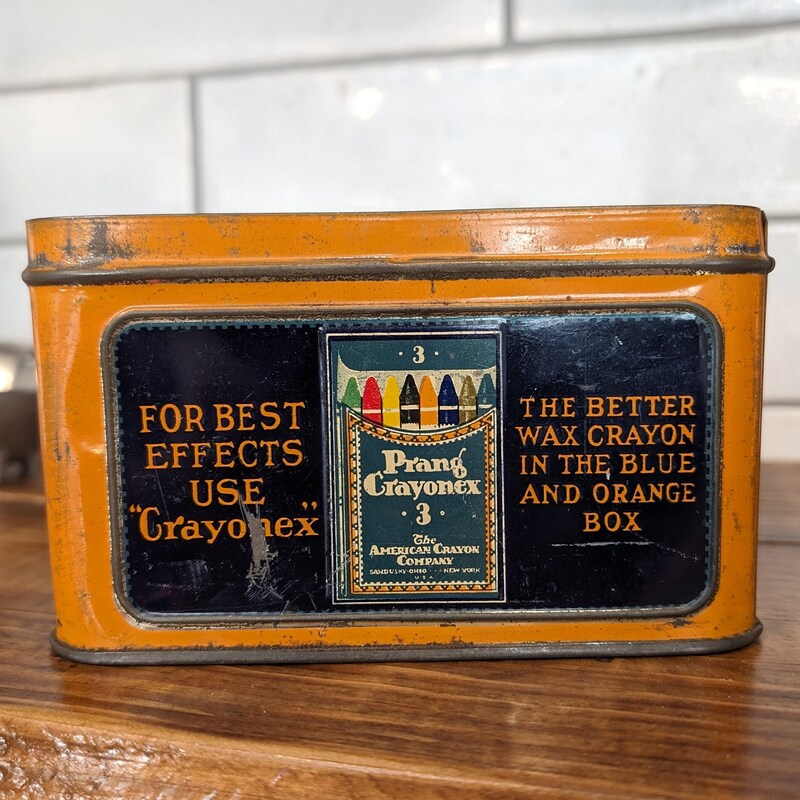 Crayola Crayon Tin - Etsy