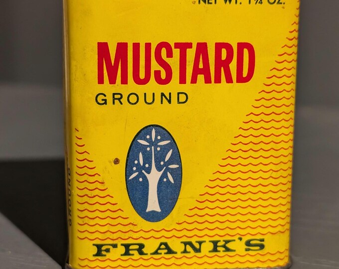 1960s Old & Original Franks Parsley Mustard Spice Seasoning Metal Spice ...