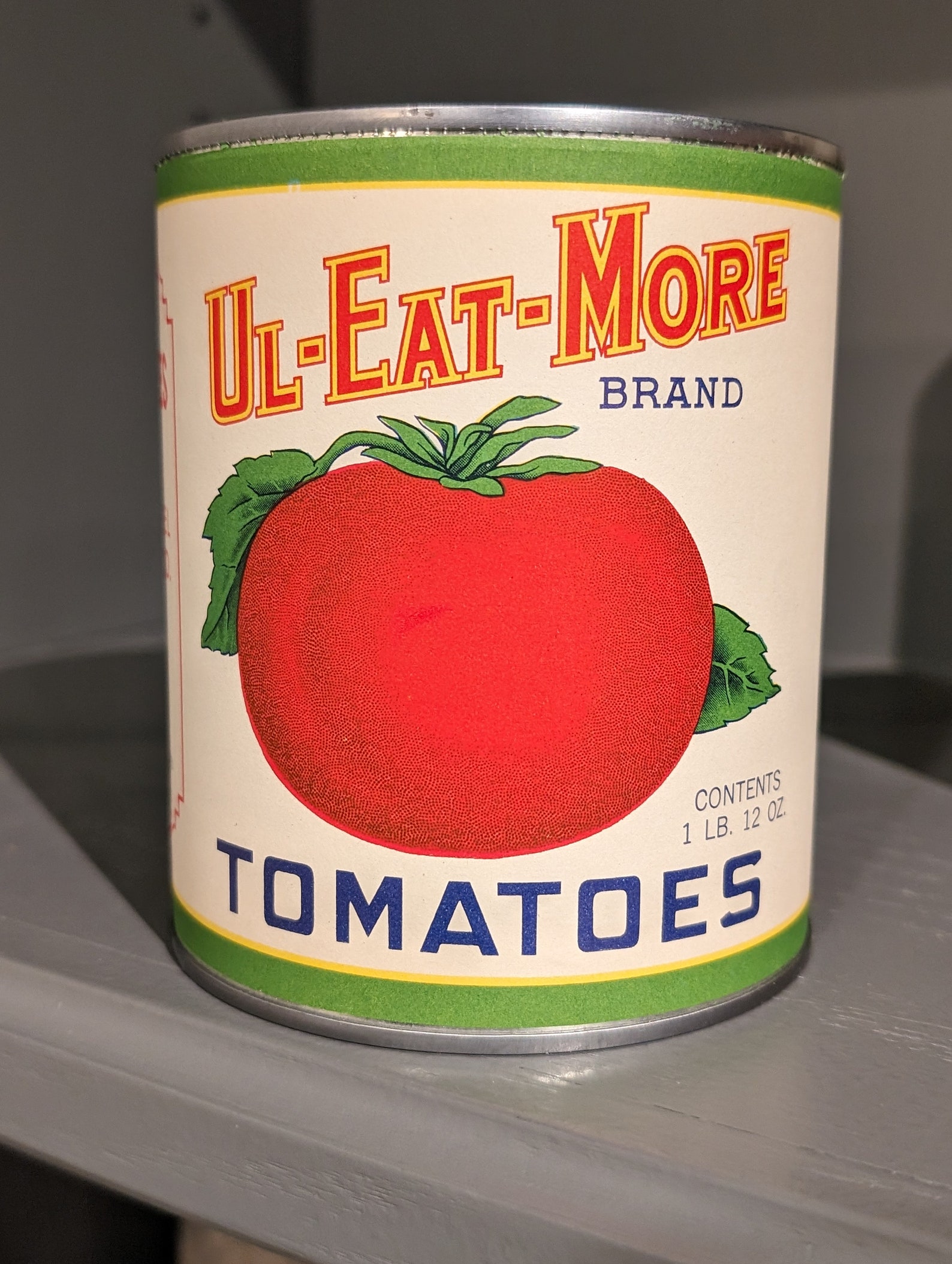 1930s 40s Ul-eat-more Tomatoes Can Label on Can Original Vintage Diegel ...