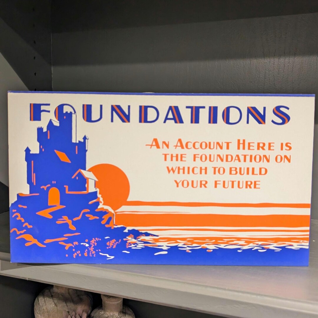 Original 1960s Foundations Savings Account Bank Account Vintage Bank ...