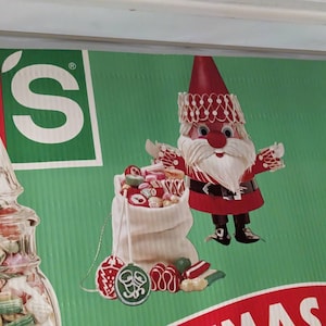 Large 1972 Brach's Candy Christmas Candy Candies Treats Display ...