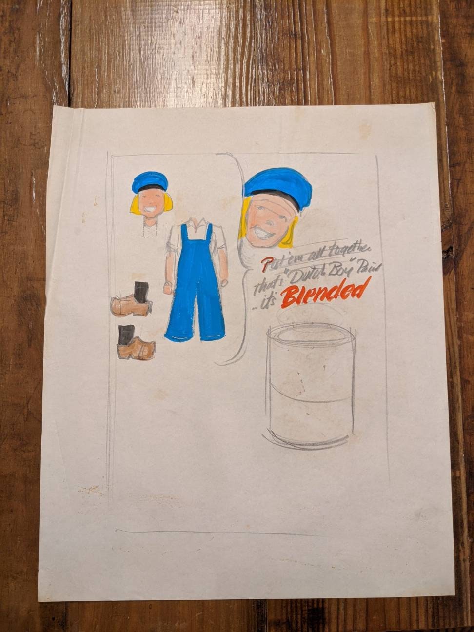 1940's Vintage Original Dutch Boy Paint blended - Etsy