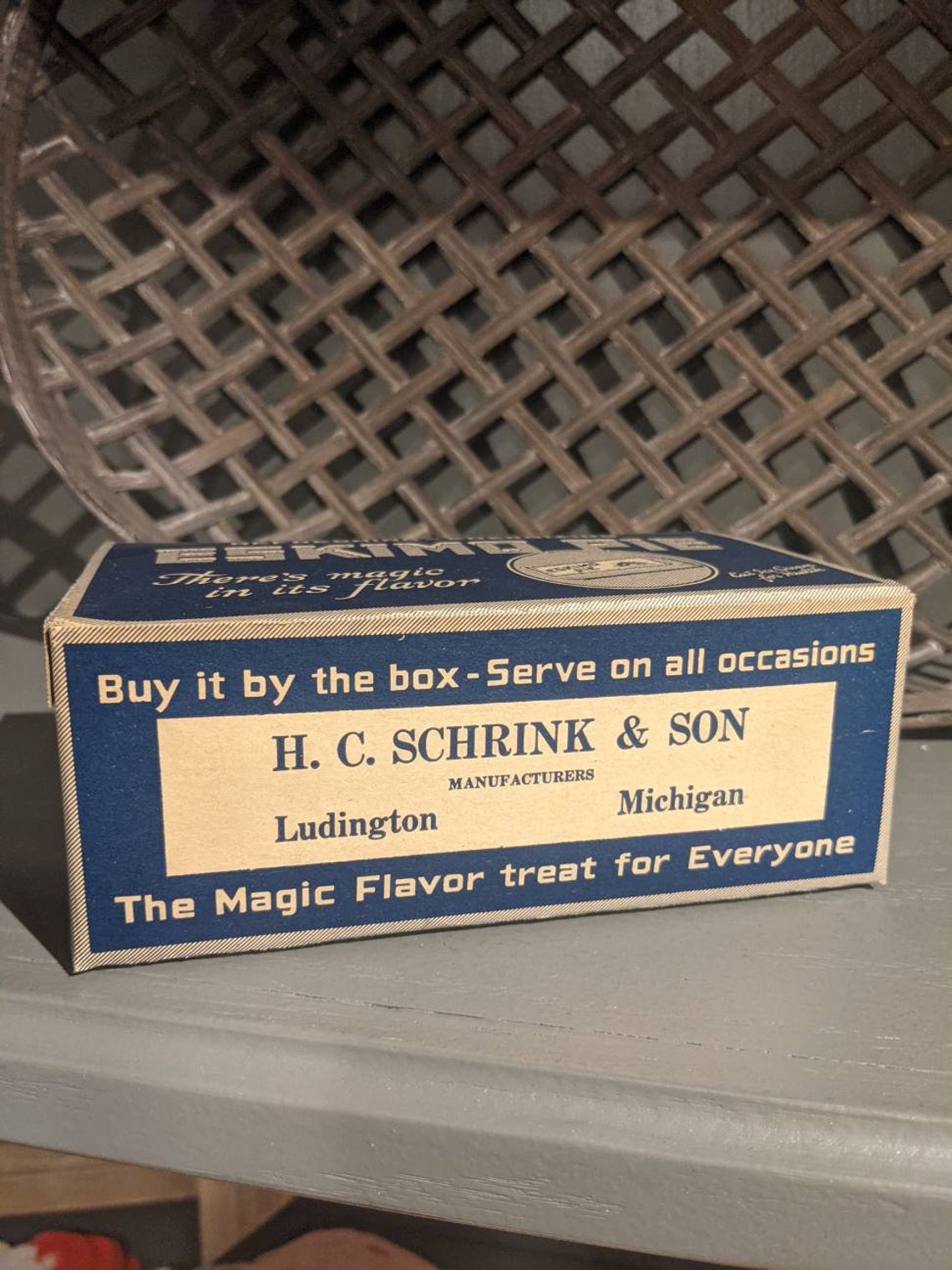 NOS 1920's Eskimo Pie Box Ice Cream Container Old & | Etsy