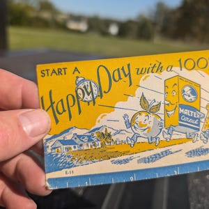 1930s Maltex Cereal Ward's Original Sign Blotter - Old & Original ...