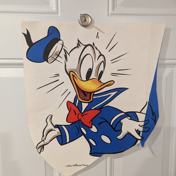 Vintage Donald Duck Poster - Etsy