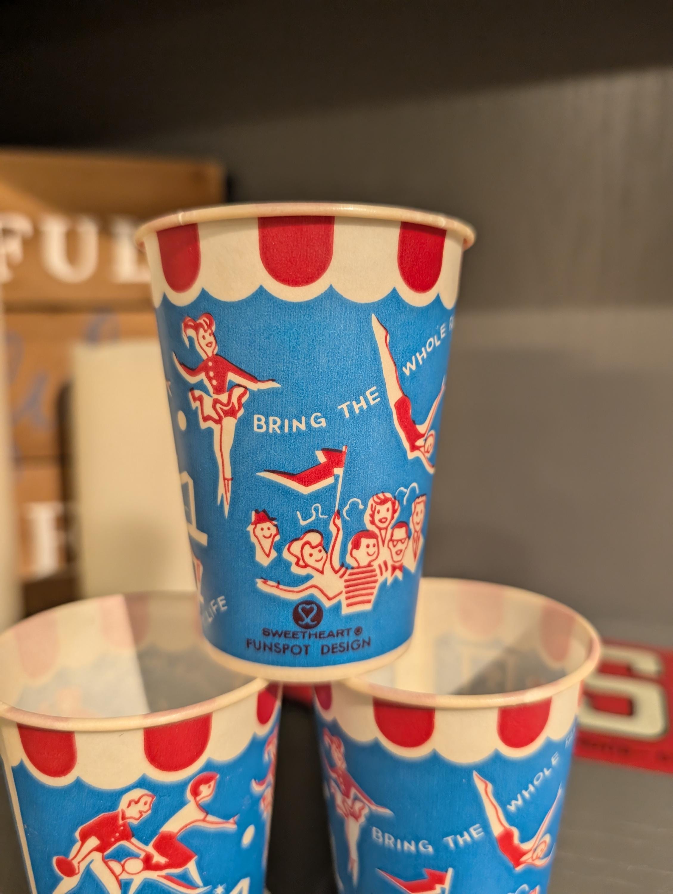 NOS 1960s Sweetheart Brand Waxed Soda Cup - Old & Original 6 Ounce Cups ...