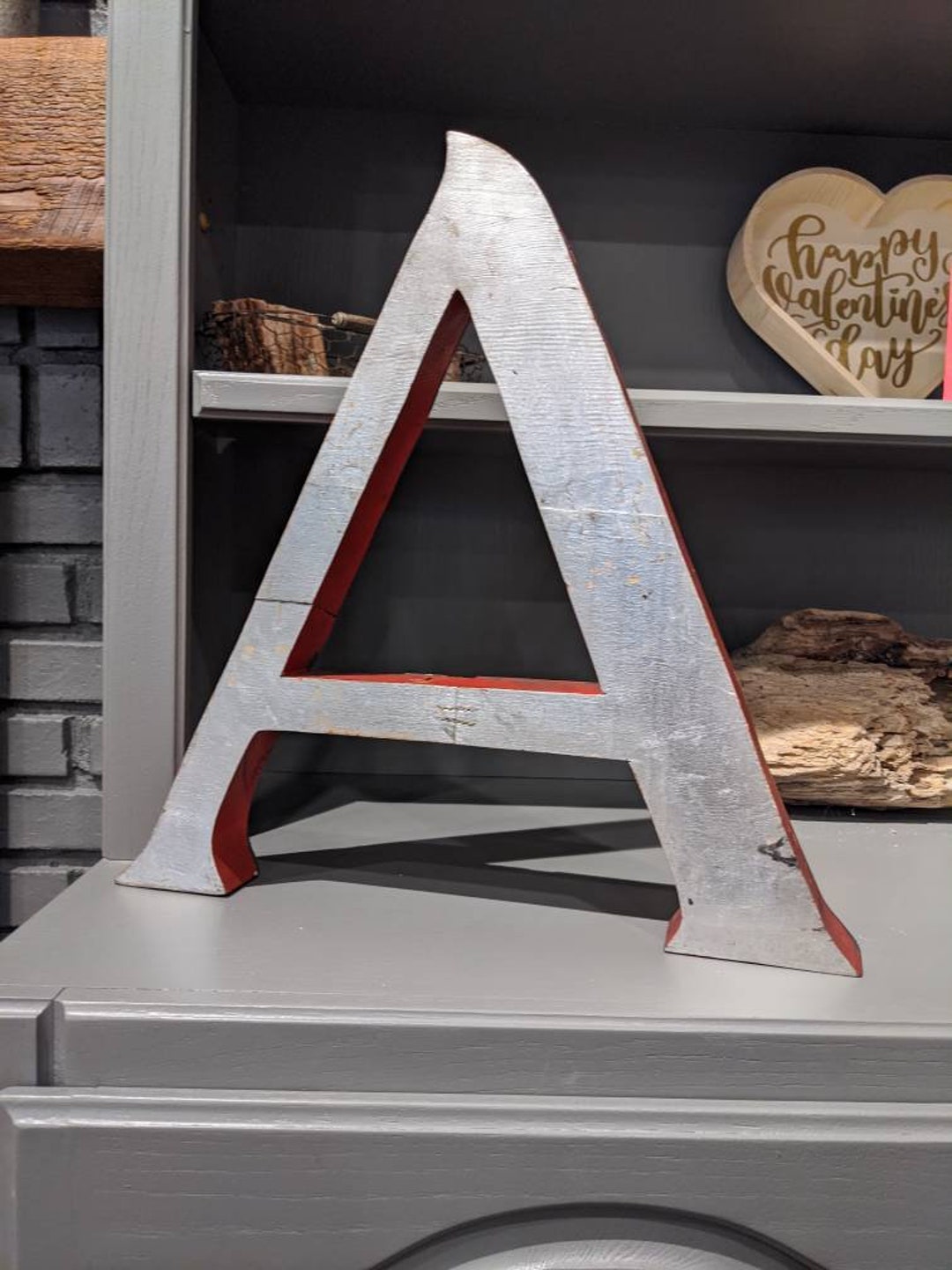 Large 18 A 1920's Billboard Letter Vintage Wood Sign Old and Original ...