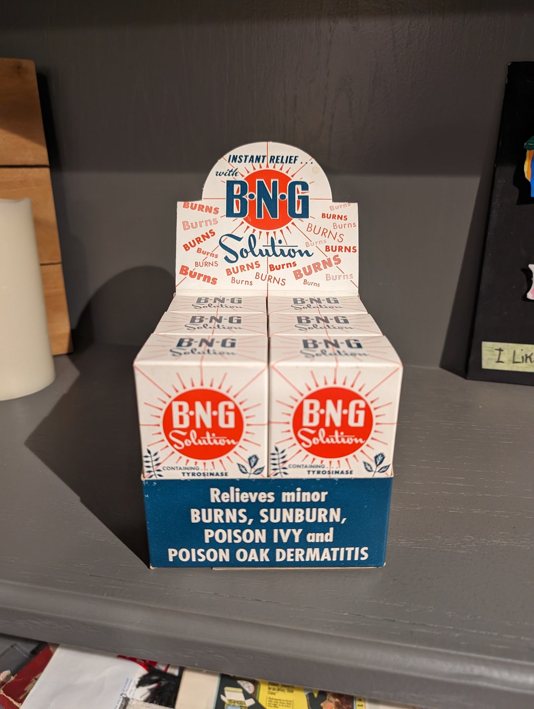 NOS BNG Solution Poison Ivy Lotion Full of Product Boxes Vintage ...