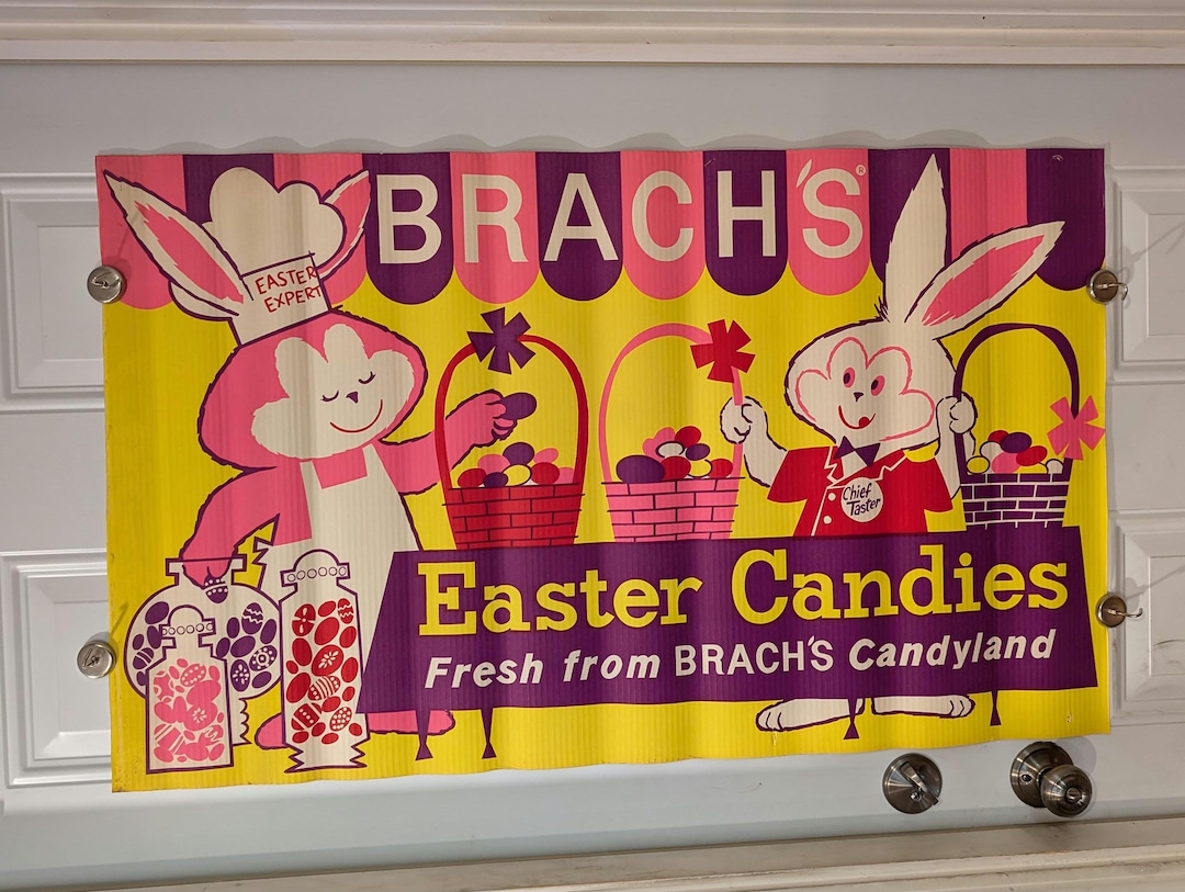 Large 1960s Brach's Candy Easter Candies Treats Display Original ...