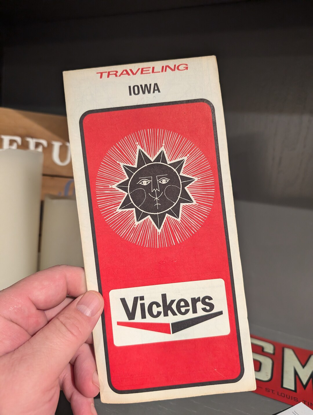 1970's 1971 Vickers Oil Company Road Map of Iowa Old & Original - Etsy