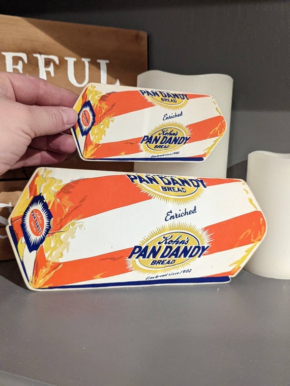 NOS 1940's Kohn's Pan Dandy Bread Die Cut Sticker | Etsy