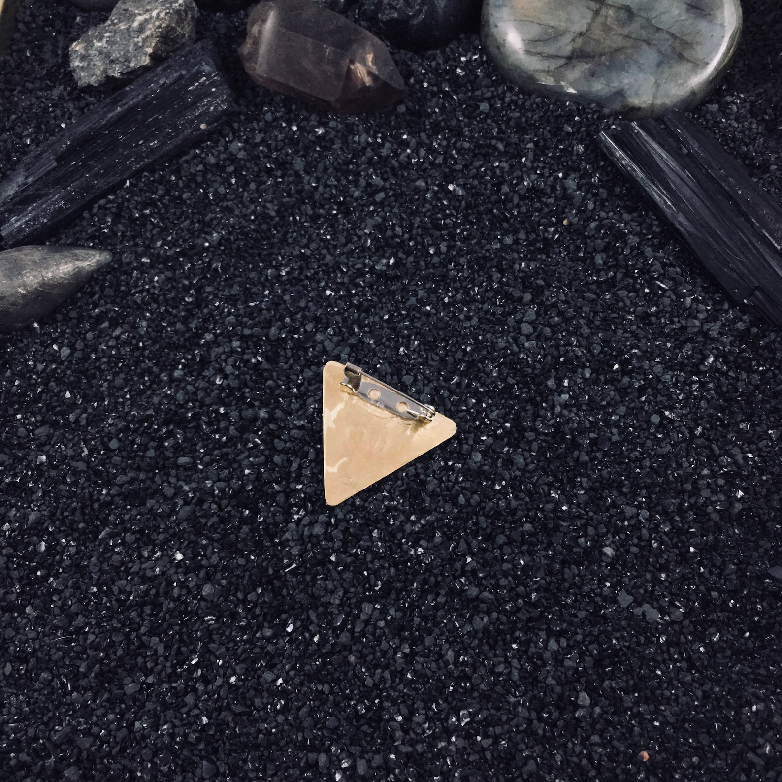 Electric Dandy Hand Pin hand-stamped Brass - Etsy