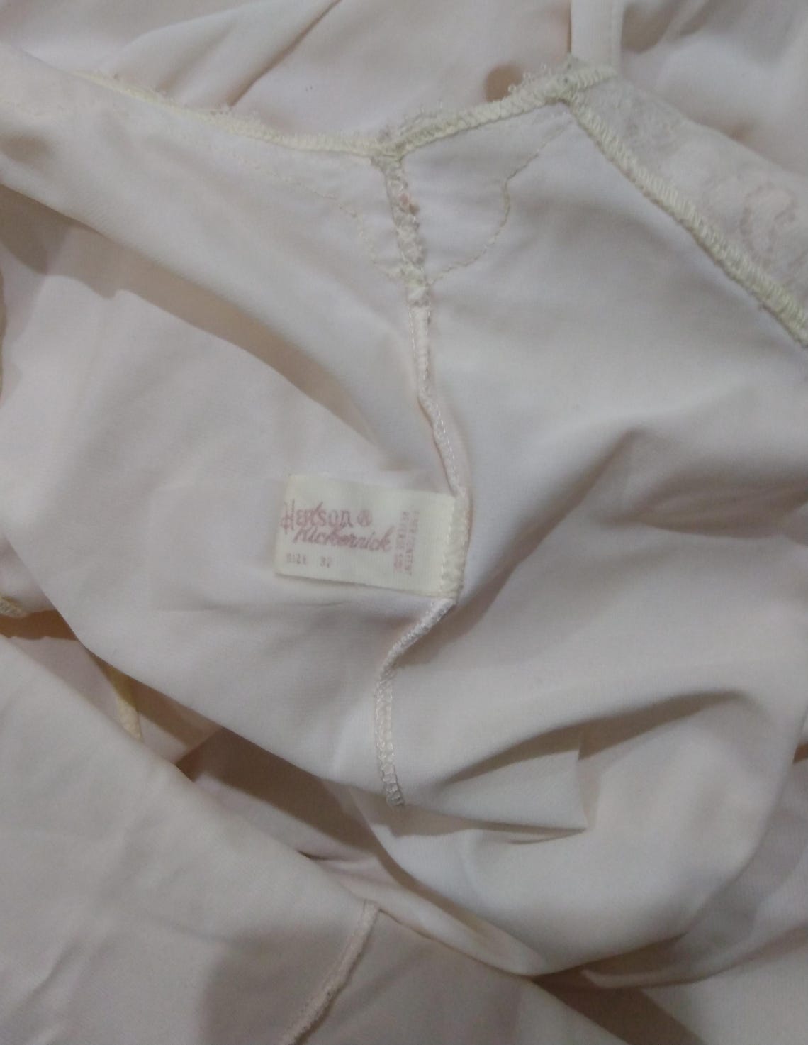 Vintage Henson Kickernick Slip Womens Size 32 off White Lace USA Made ...