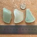 3 Nicely Frosted Loose Sea Glass Pieces From Scotland - Seafoam Green ...