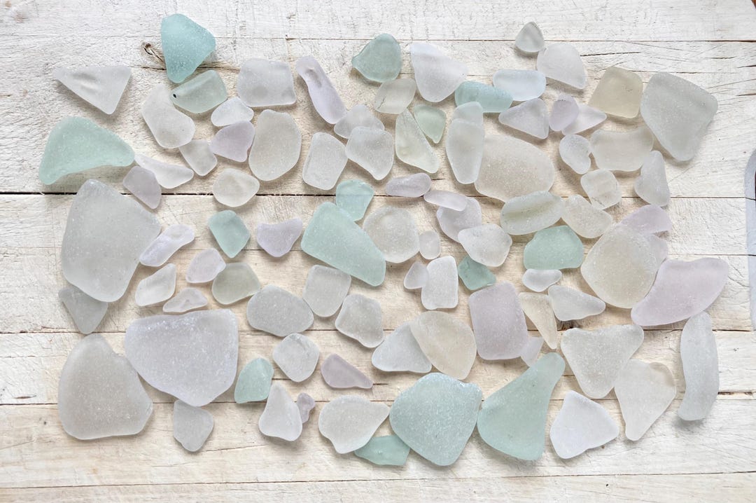 Huge Lot Craft Quality Pastel Seafoam Green, Aqua Blue, Pale Lavender ...