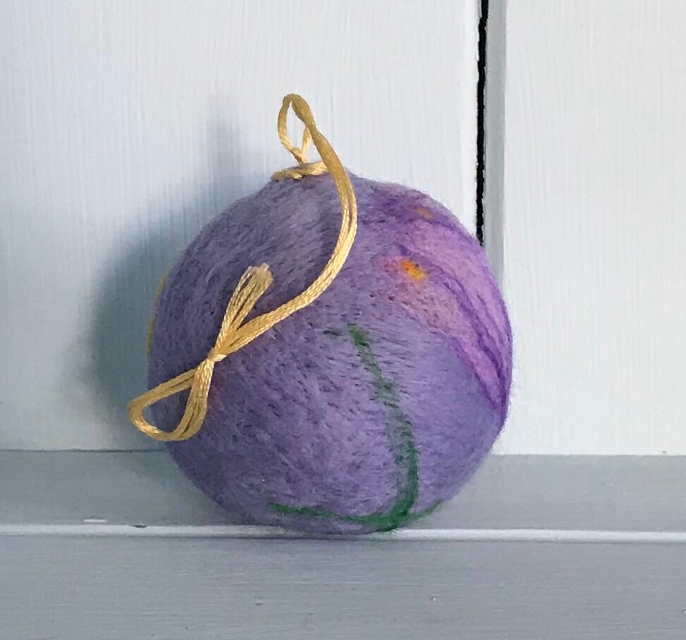 Traditional Easter Spring Crocus Orkney Rattle Hanging Beach | Etsy