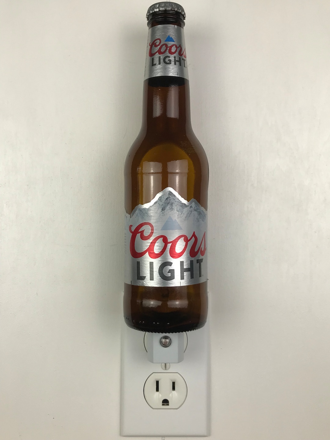 Coors Light 12oz. Glass Bottle Night Light - Etsy