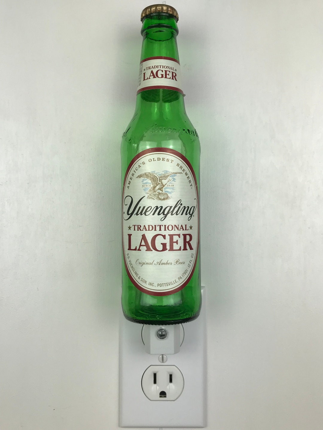 Yuengling Lager 12oz. Glass Bottle Night Light - Etsy