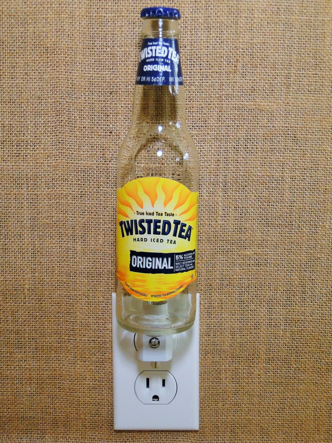Twisted Tea 12oz. Glass Bottle Night Light - Etsy