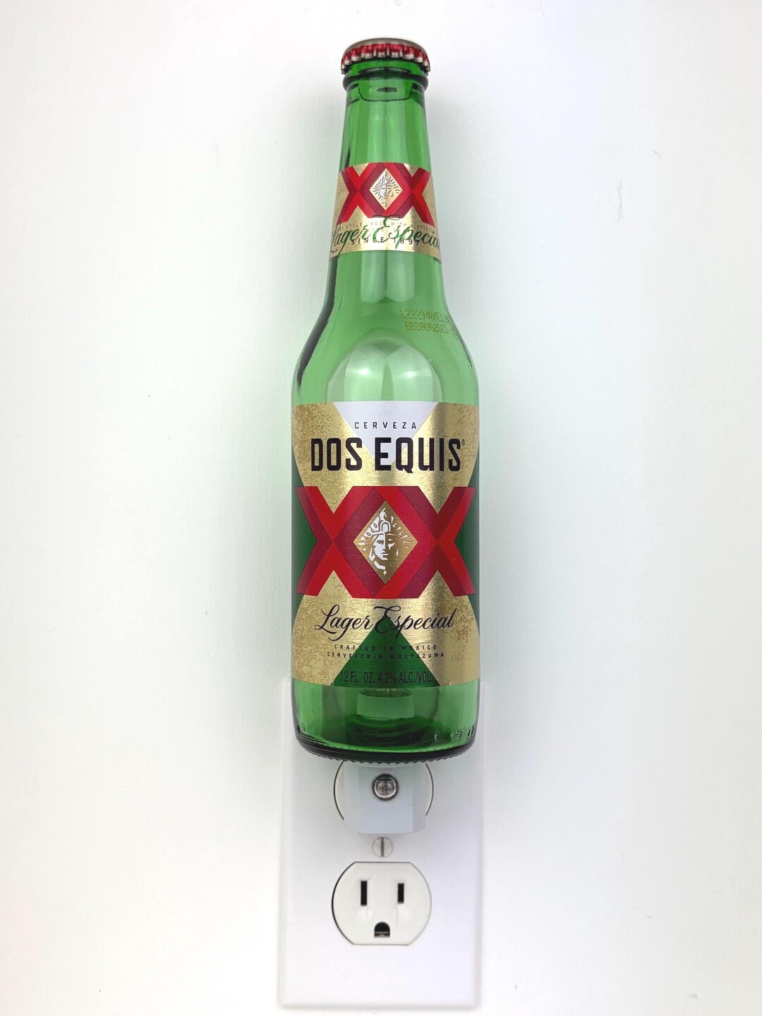 Dos Equis 12oz. Glass Bottle Night Light - Etsy