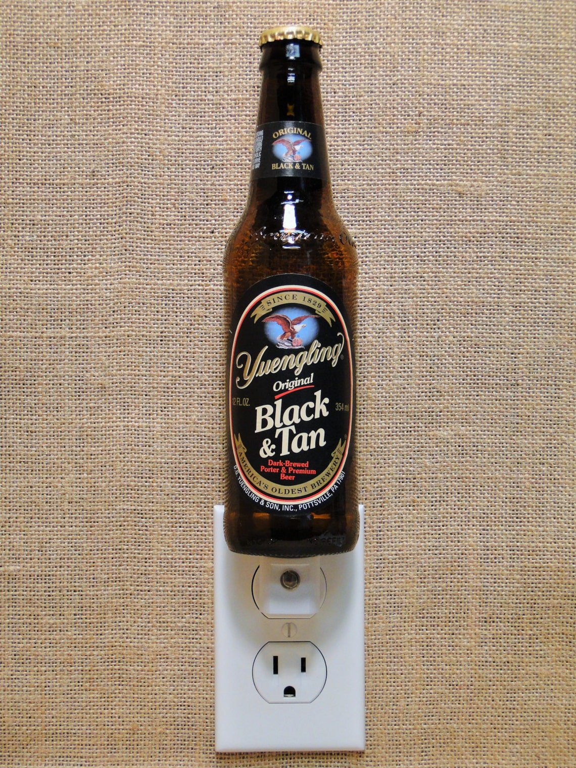 Yuengling Black & Tan 12oz. Glass Bottle Night Light | Etsy