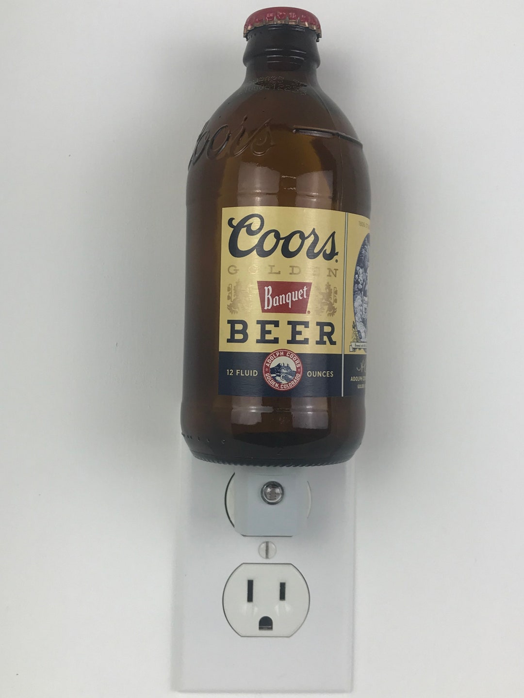 Coors 12oz. Glass Bottle Night Light - Etsy