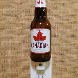 Molson Canadian 12oz. Glass Bottle Night Light | Etsy