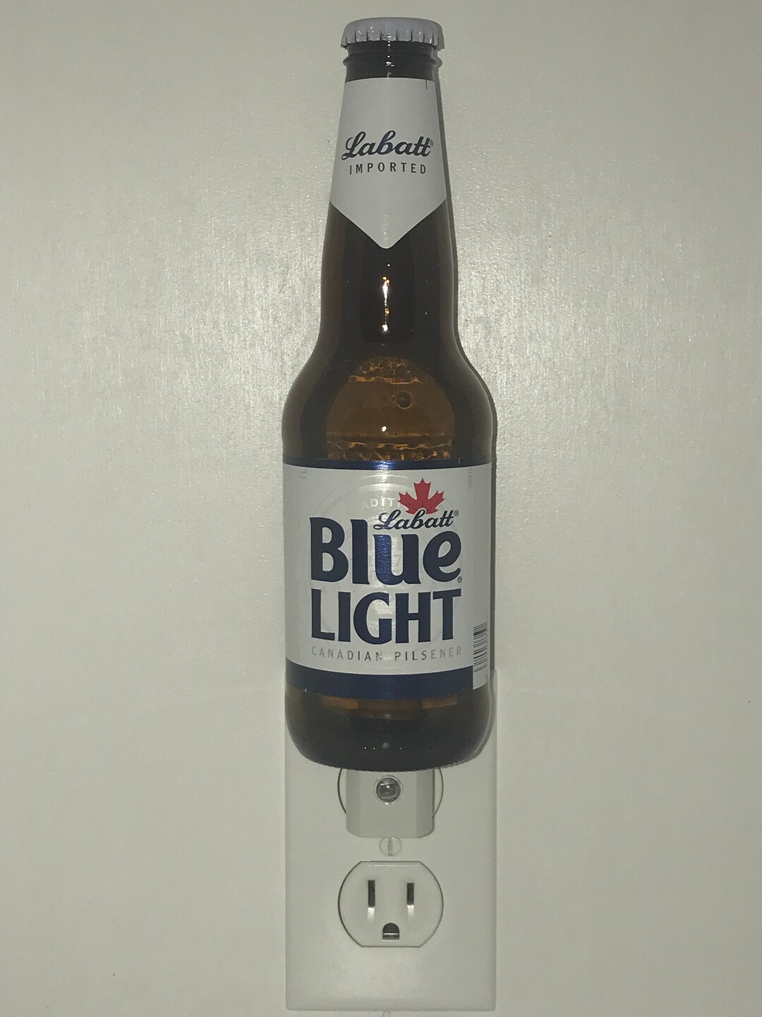 Labatt Blue Light 12oz. Glass Bottle Night Light - Etsy