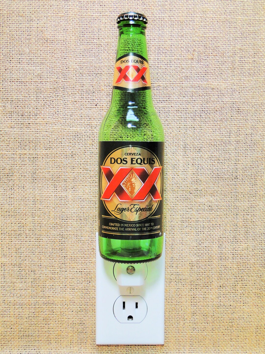 Dos Equis 12oz. Glass Bottle Night Light - Etsy