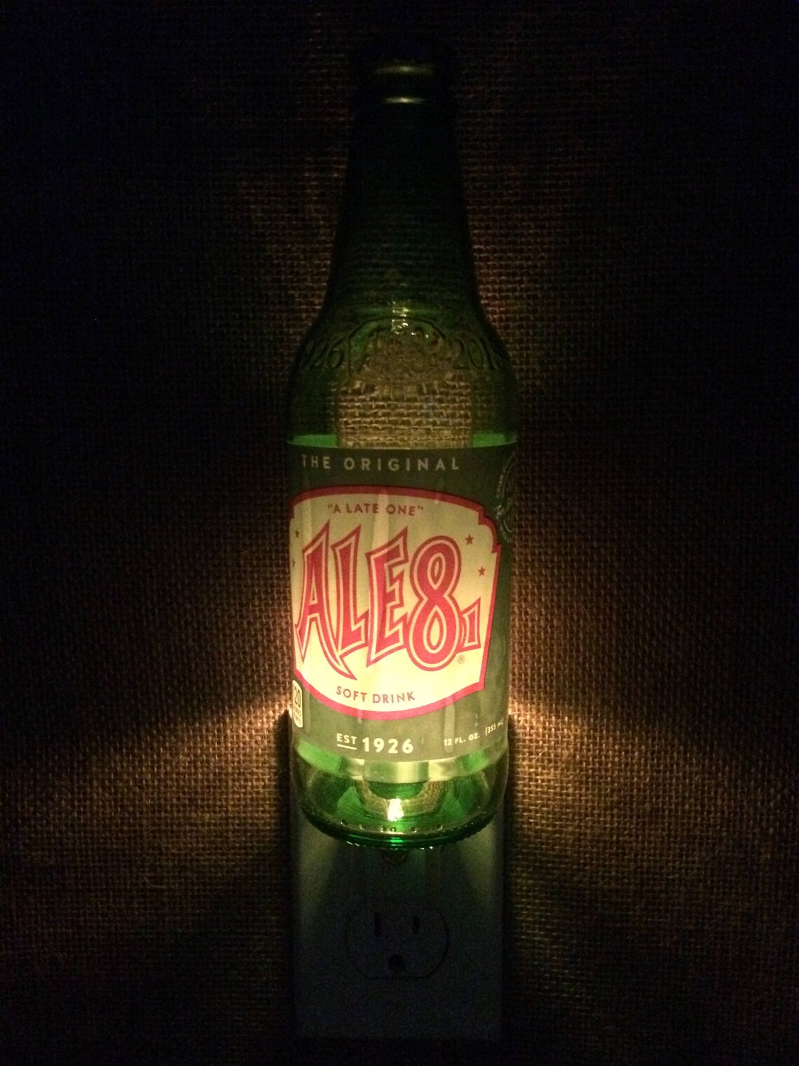 Ale 8 1 12oz. Glass Bottle Night Light | Etsy