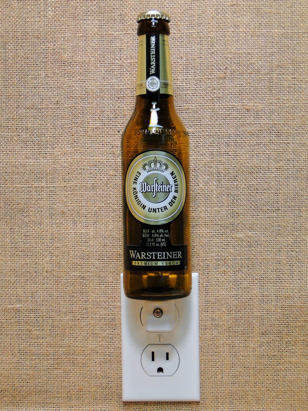 Warsteiner 12oz. Glass Bottle Night Light - Etsy