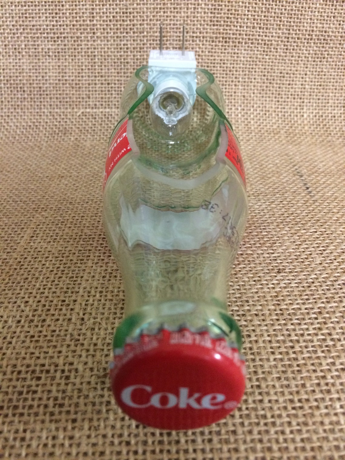 Coca Cola 8oz. Glass Bottle Night Light | Etsy