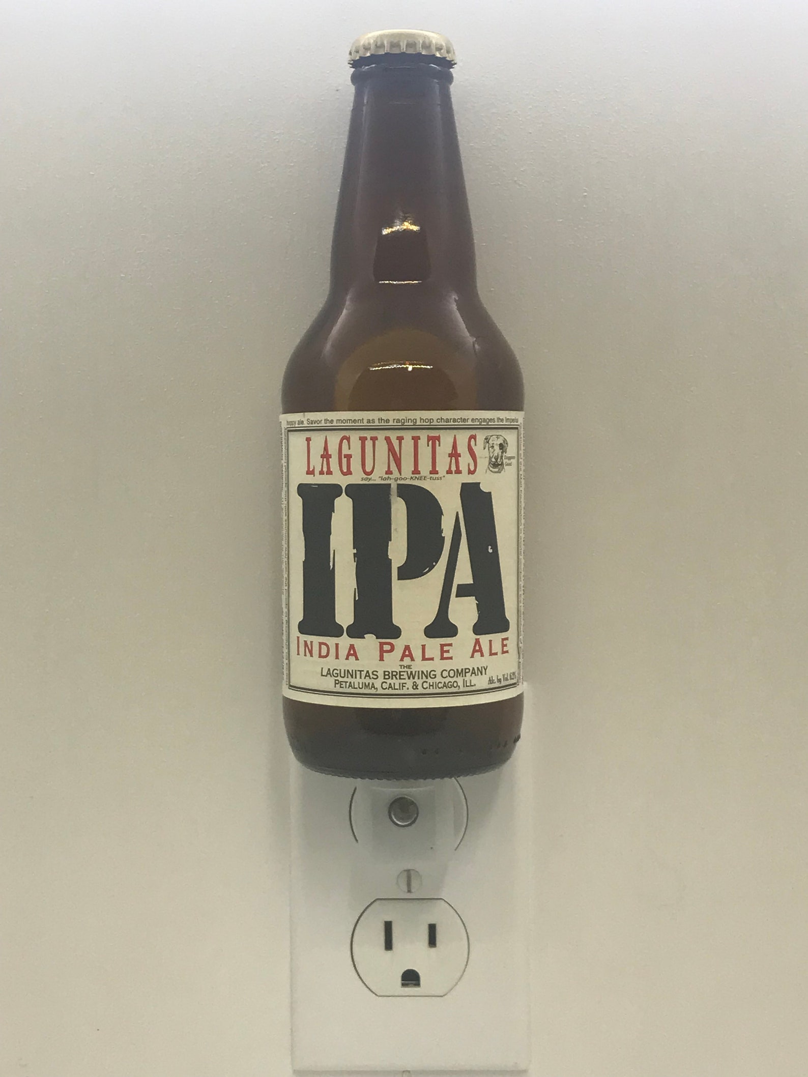 Lagunitas IPA 12oz. Glass Bottle Night Light - Etsy