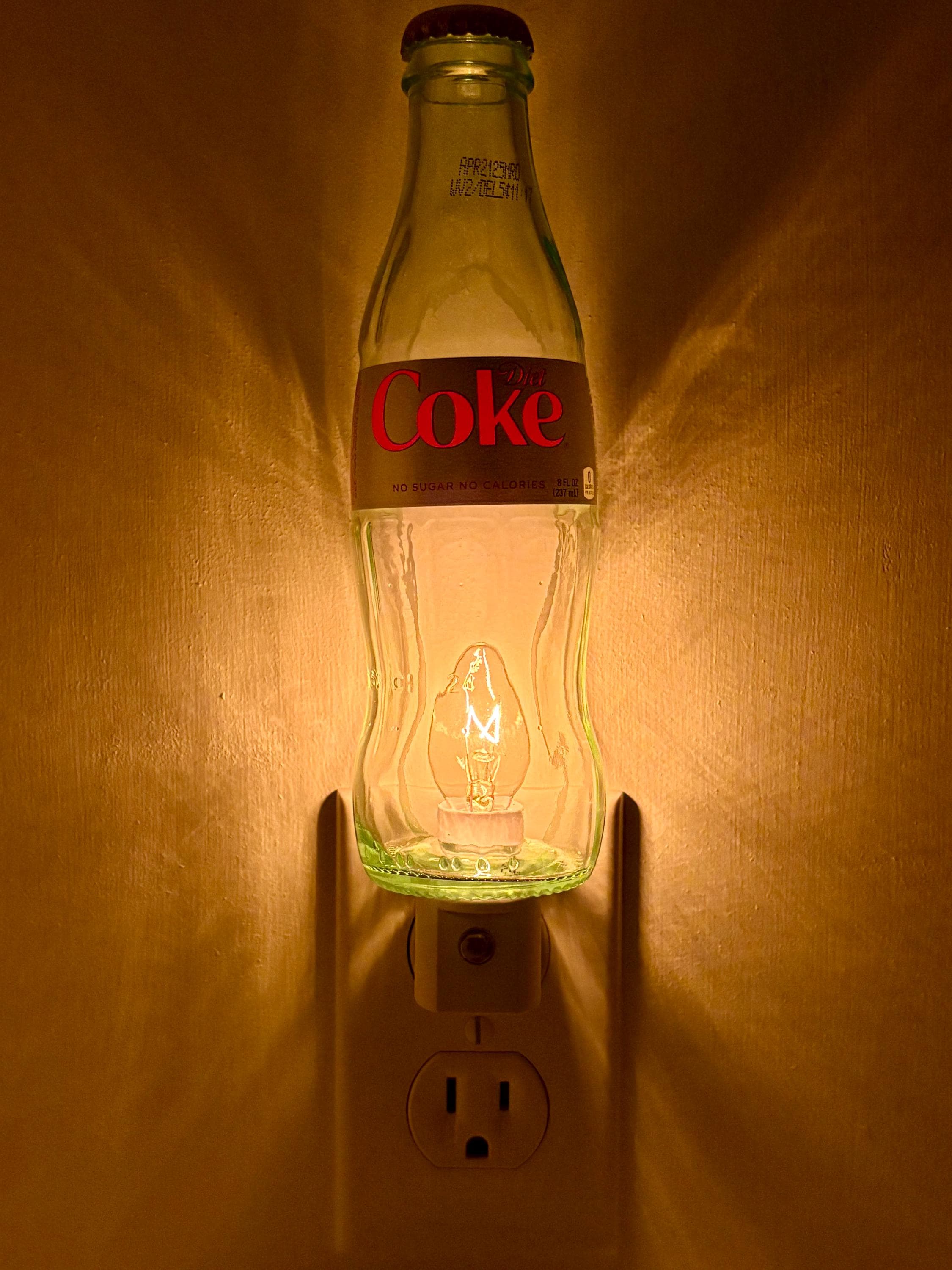 Diet Coke 8oz. Glass Bottle Night Light - Etsy