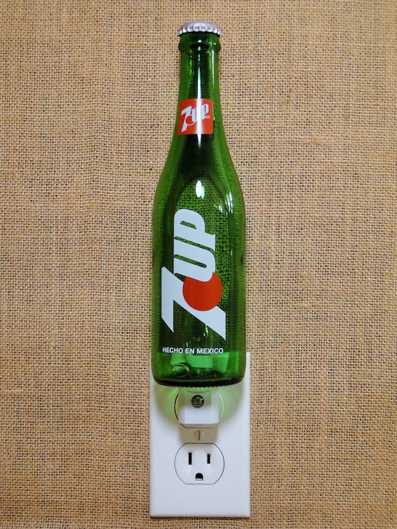 7up 12oz. Glass Bottle Night Light - Etsy