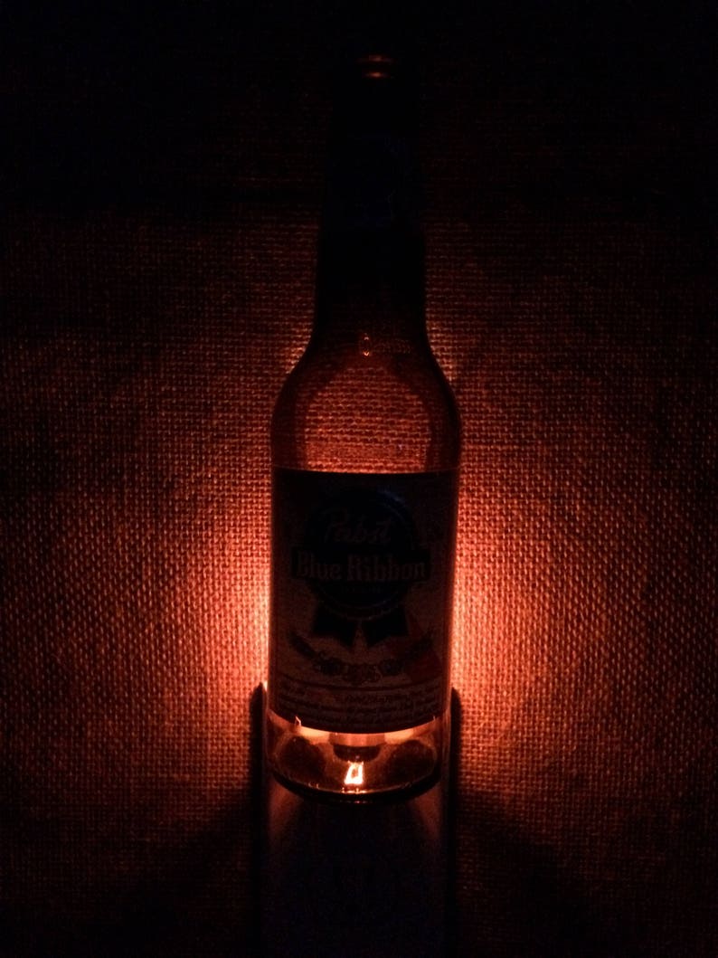 Pabst Blue Ribbon 12oz. Glass Bottle Night Light - Etsy