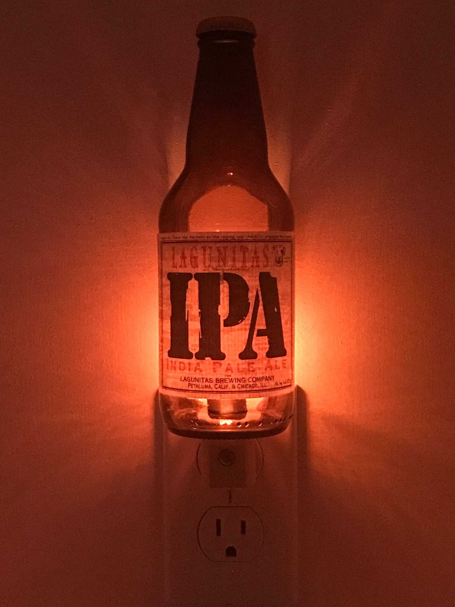 Lagunitas IPA 12oz. Glass Bottle Night Light - Etsy