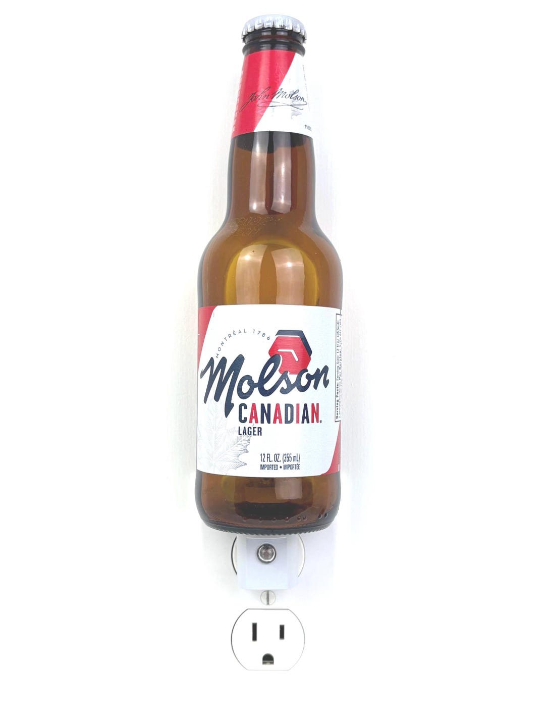 Molson Canadian 12oz. Glass Bottle Night Light - Etsy
