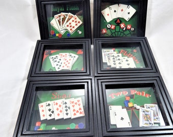 Shadow Box Playing Cards Art - Etsy