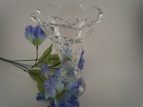 Trays & Platters Waterford 7.5 Scalloped Rim Vase Signed Home & Living ...