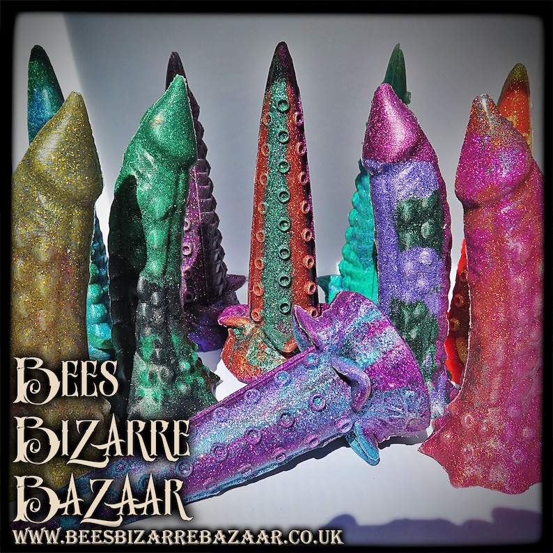 Custom The Tantalising Tentacle Dildo Silicone Sex Toy Etsy