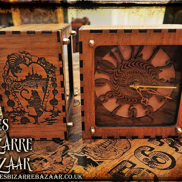 Laser Cut Steampunk Clock - Etsy UK