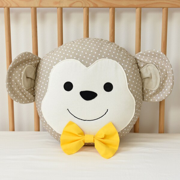 Monkey Pillow - Etsy