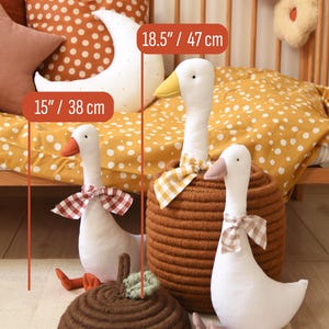 Goose Sewing Pattern, Goose Soft Toy Pattern, Stuffed Animal, Plush ...